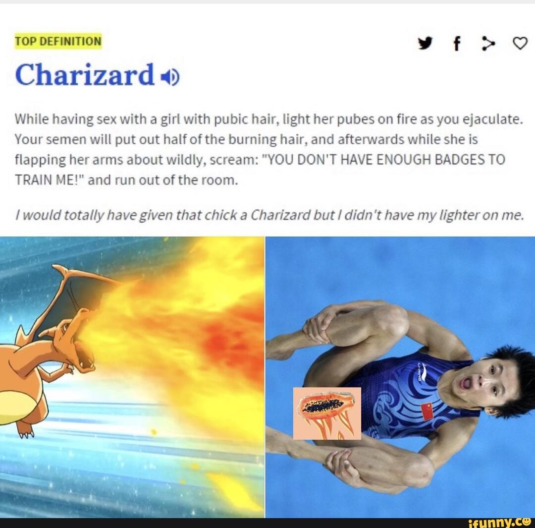 Charizard 49 While Having Sex With A Girl With Pubic Hair Light Her