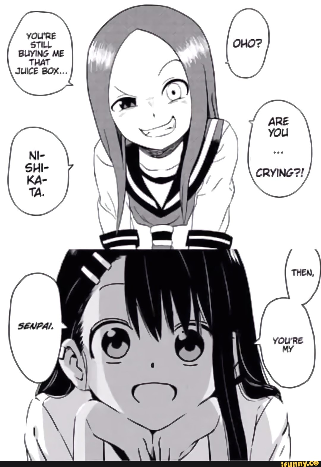 BUYING ME THAT JUICE BOX... / ppe YOu CRYING?! N_" / - iFunny