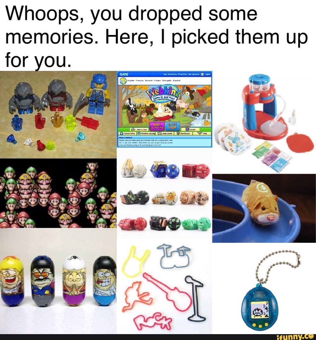 Whoops, you dropped some memories. Here, I picked them up - iFunny
