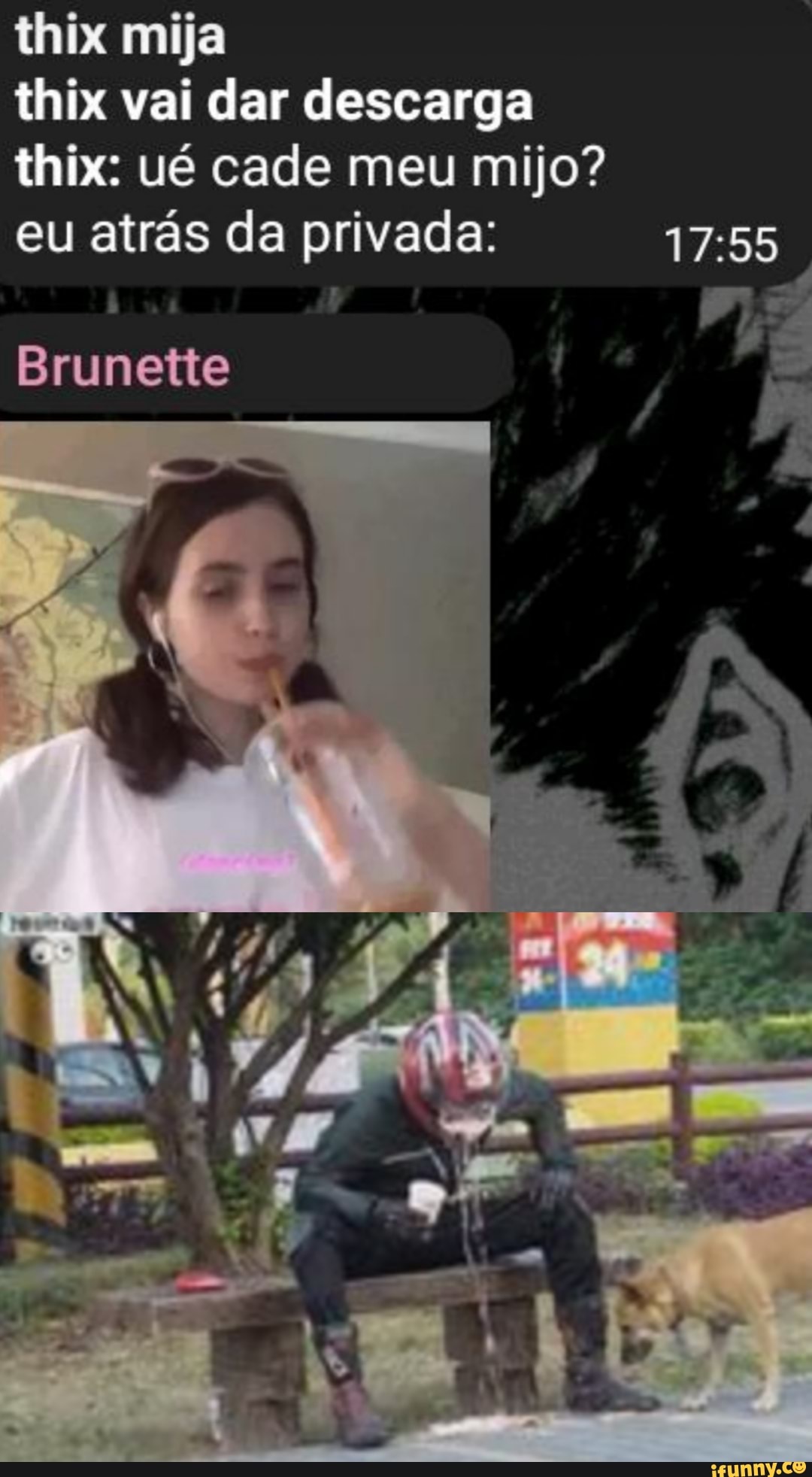 Thix mija thix vai dar descarga thix: ué cade meu mijo? eu atrás da ...