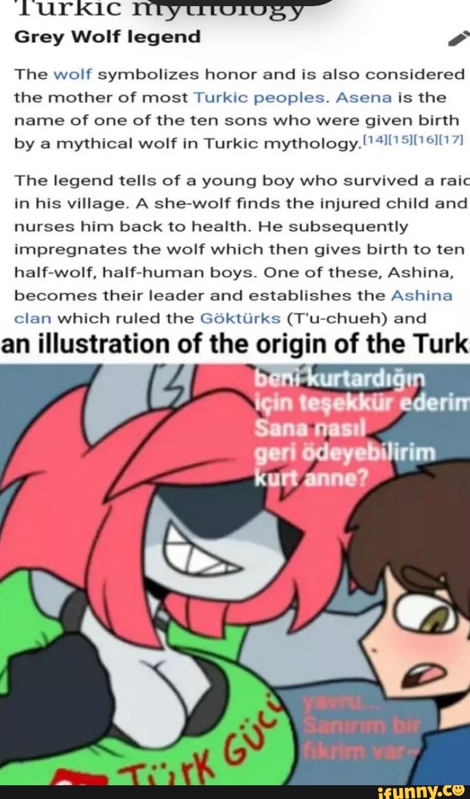 LUrKic NTYUTOIUEY Grey Wolf legend The wolf symbolizes honor and is ...