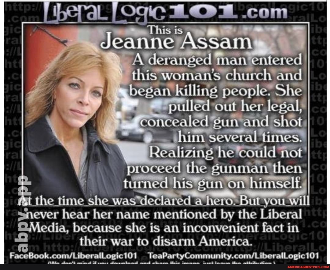 This Jeanne Assam A deranged man entered this woman's church and began ...
