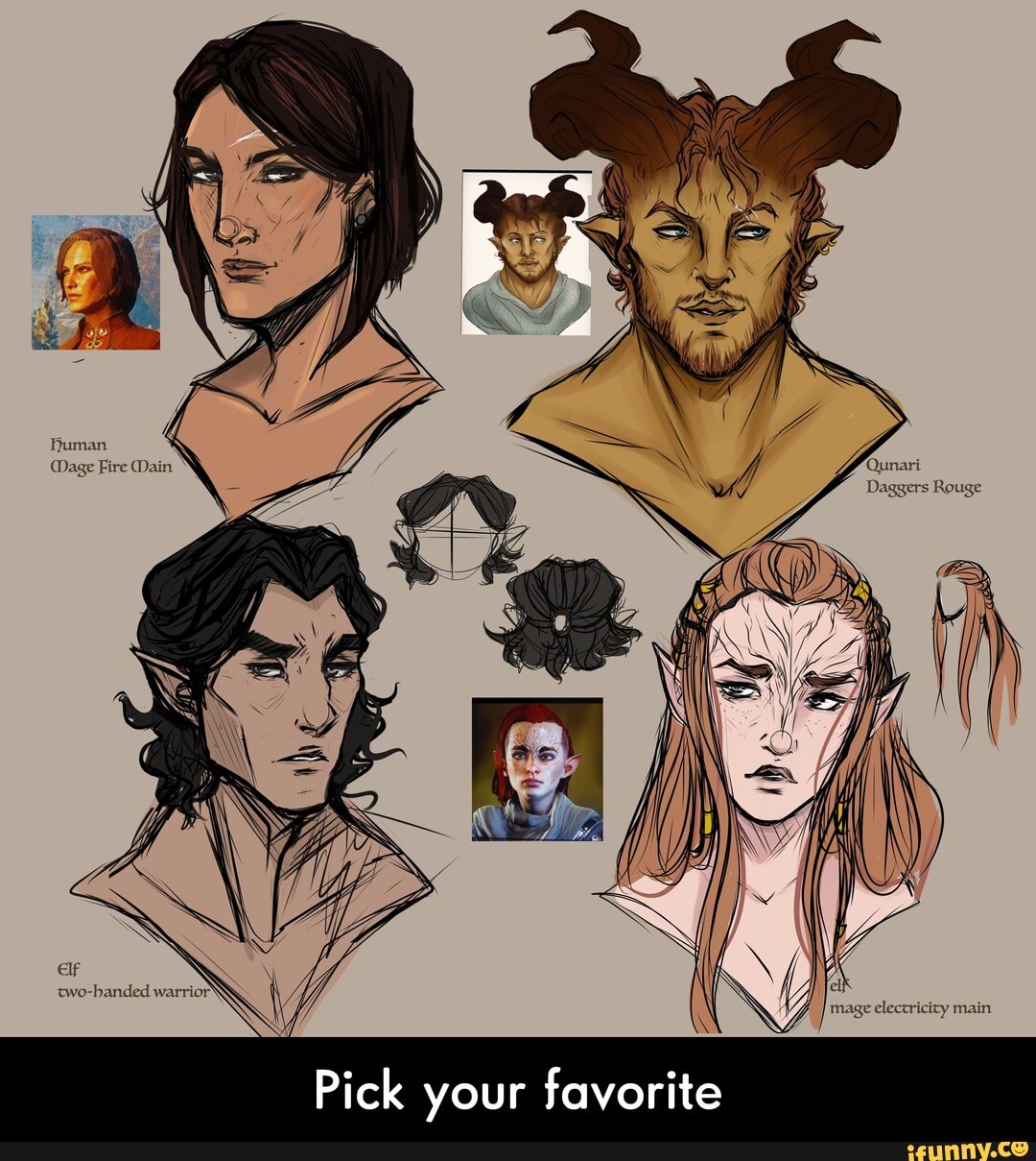 Qunari memes. Best Collection of funny Qunari pictures on iFunny