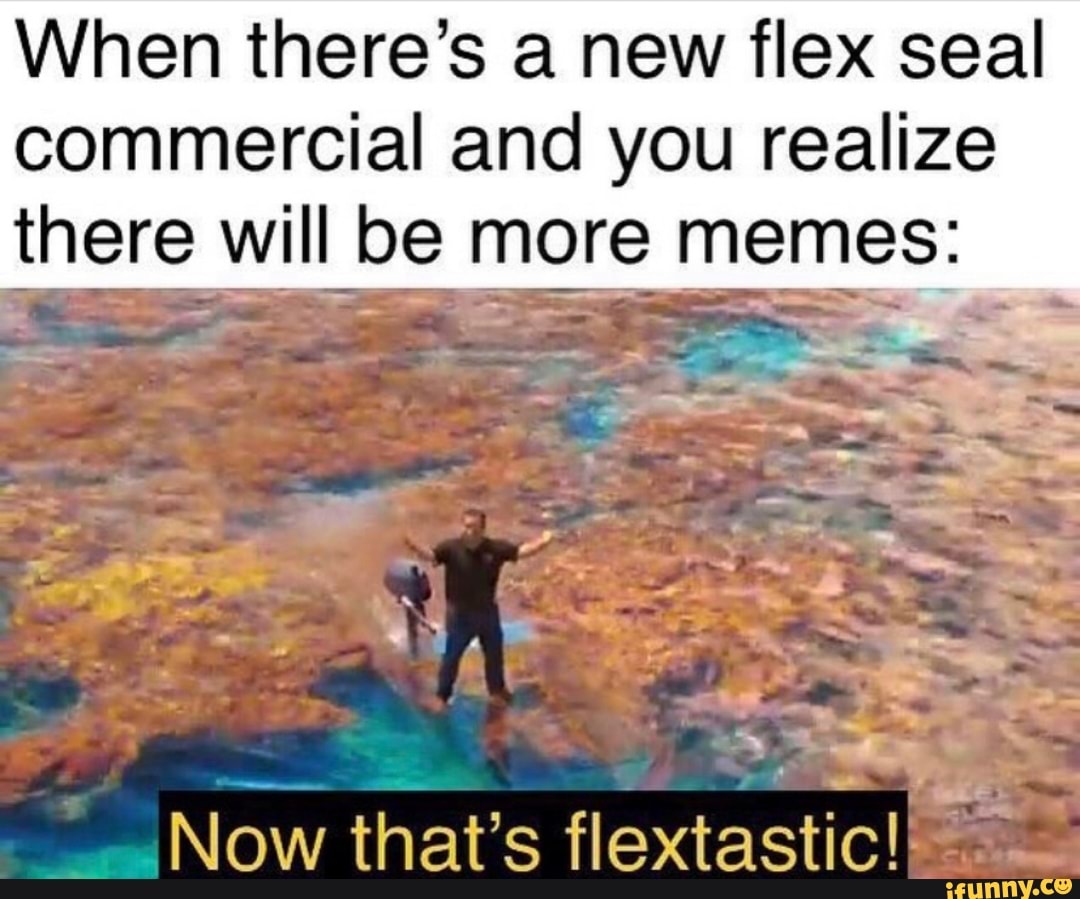 When there’s a new flex seal commercial and you realize there will be ...
