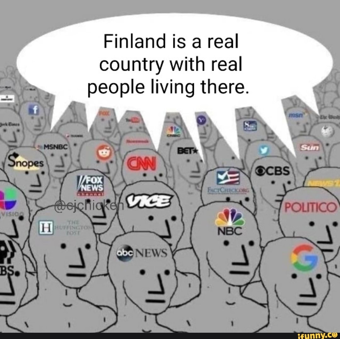 Finland is a real country with real people living there. VICE POLITICC ...