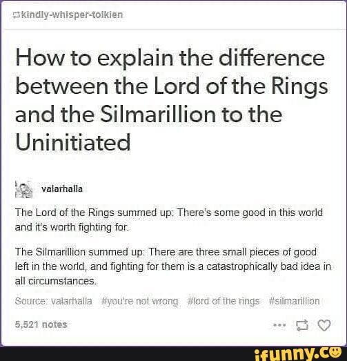 Silmarillion memes. Best Collection of funny Silmarillion pictures on ...