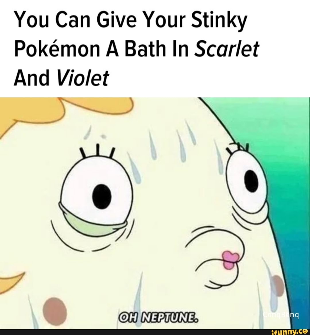 You Can Give Your Stinky Pokemon A Bath In Scarlet And Violet NEPTUNE ...