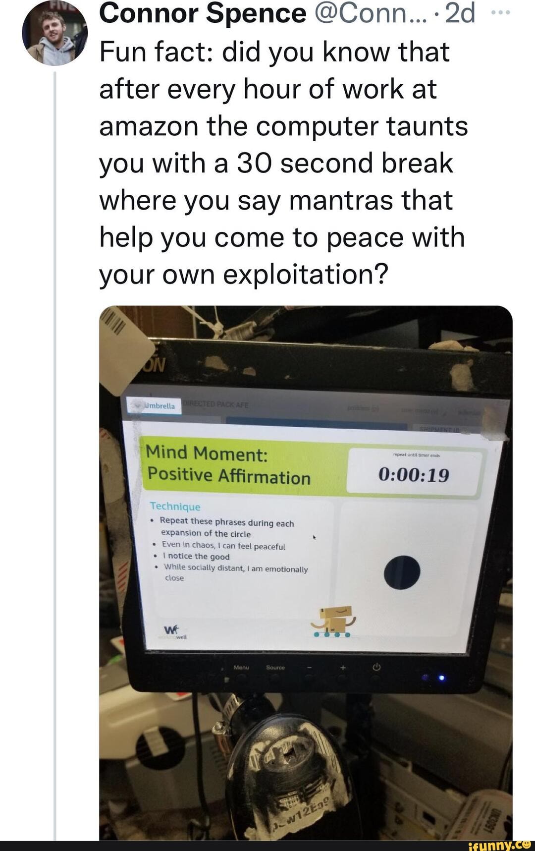 Connor Spence @Conn... Fun fact: did you know that after every hour of ...