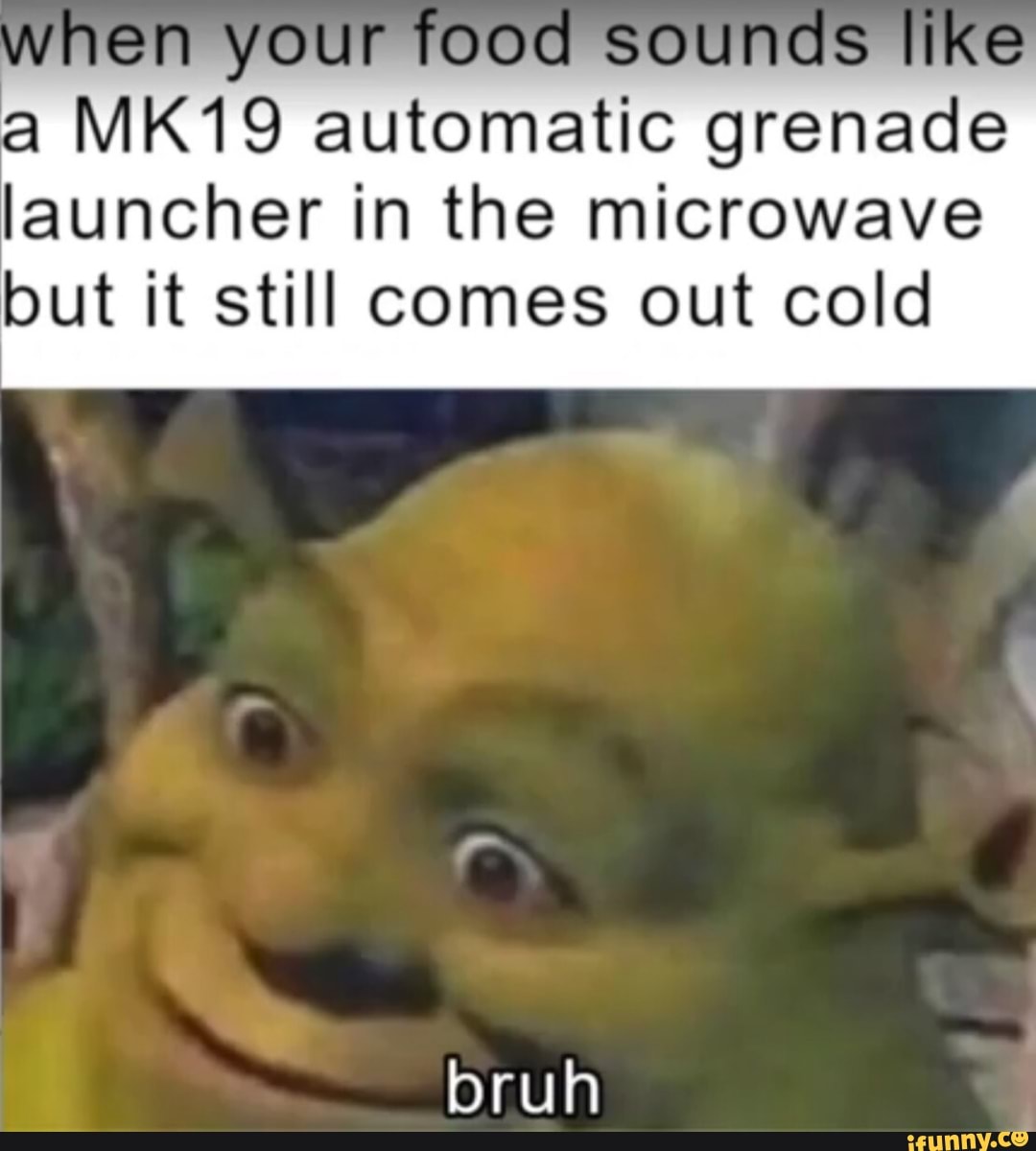 . MK19 automatic grenade launcher In the microwave but it still comes ...