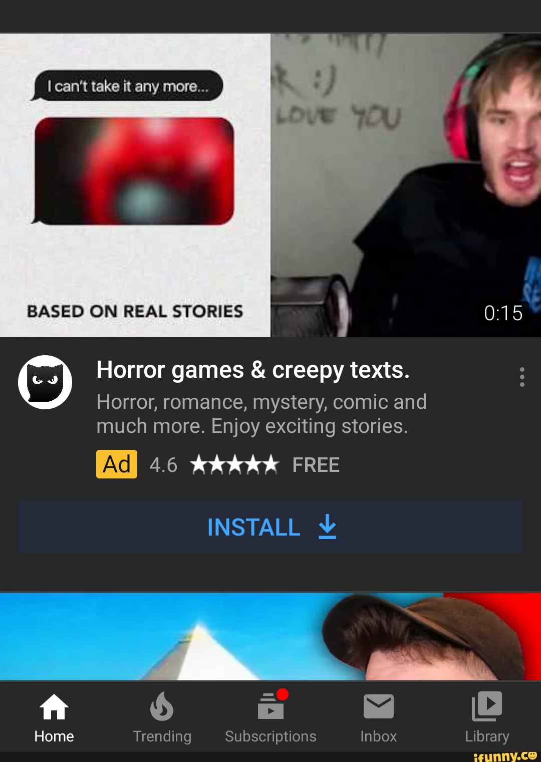 BASED ON REAL STORIES Horror games creepy texts. Horror, romance ...