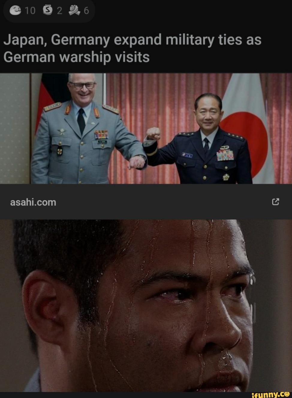 Be Japan, Germany expand military ties as German warship visits - iFunny