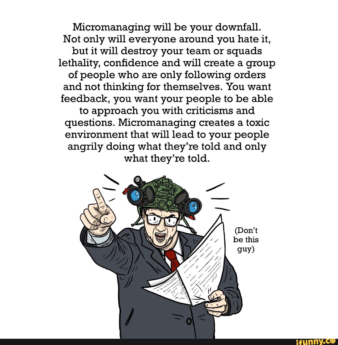 Micromanaging memes. Best Collection of funny Micromanaging pictures on ...