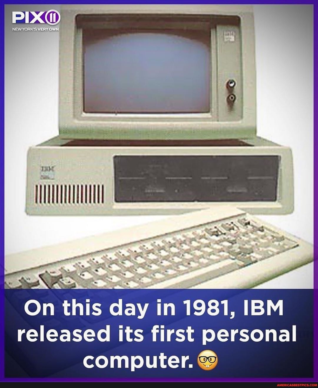 On this day in 1981, IBM released its first personal computer ...
