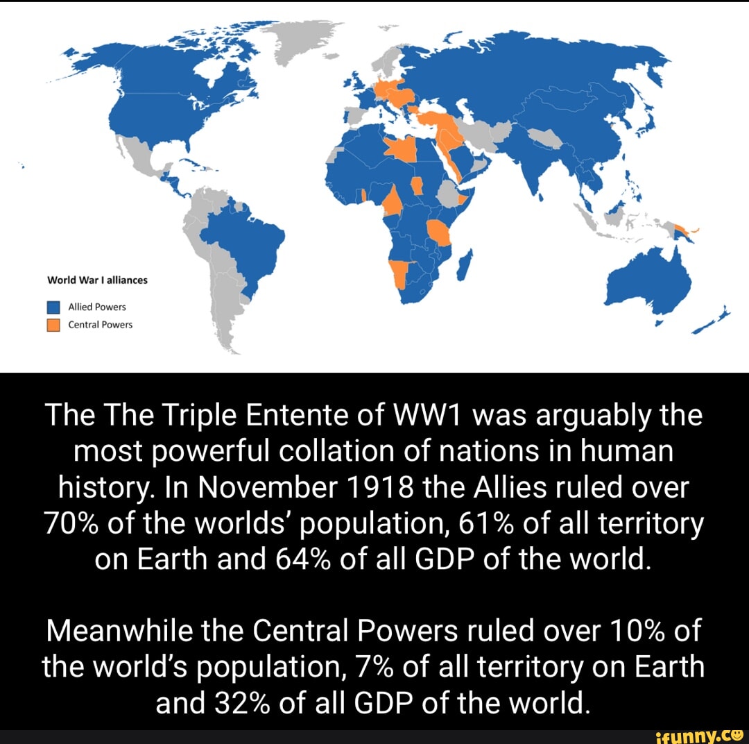 The The Triple Entente of was arguably the most powerful collation of ...