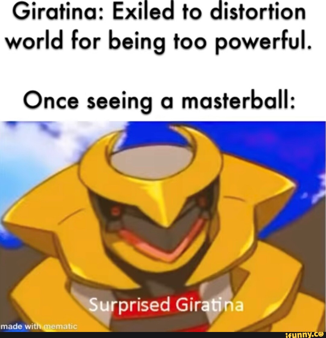 Giratina: Exiled to distortion world for being too powerful. Once ...