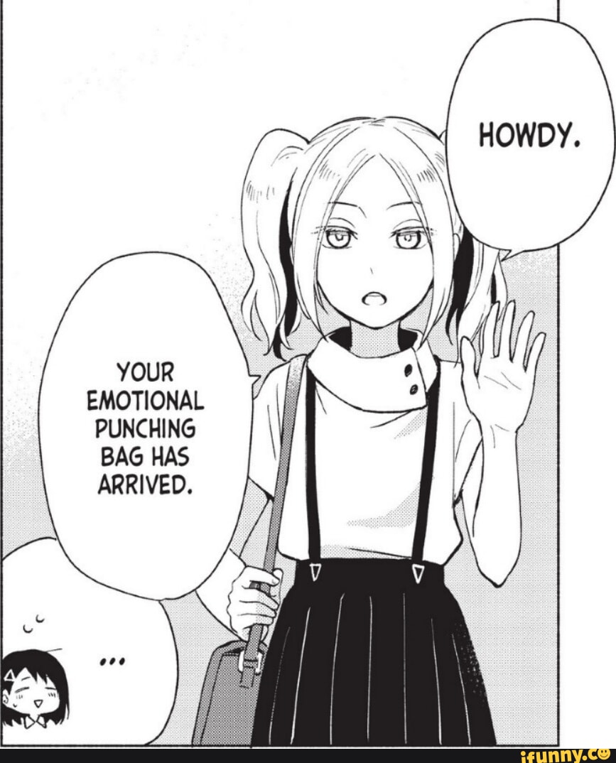 YOUR EMOTIONAL PUNCHING BAG HAS ARRIVED. - iFunny