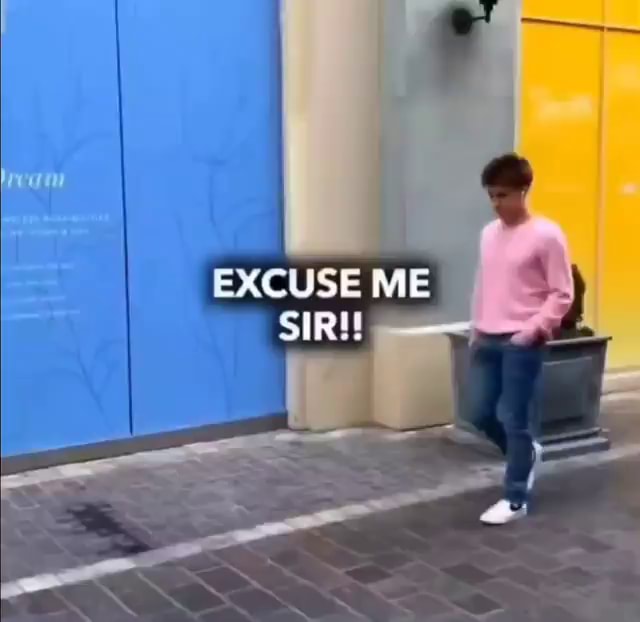 Excuse Me Sir Meme