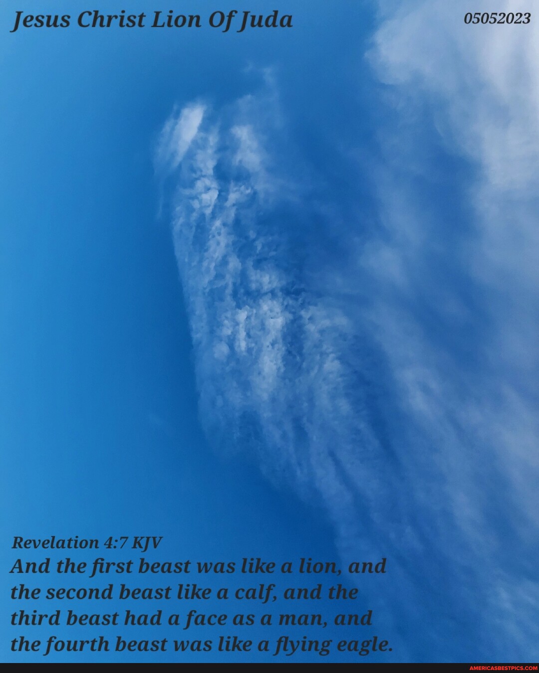 Jesus Christ Lion Of Juda 05052023 Revelation KJV And the first beast ...