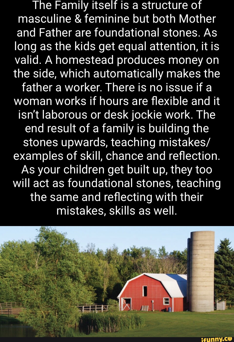 The Family itself is a structure of masculine & feminine but both ...