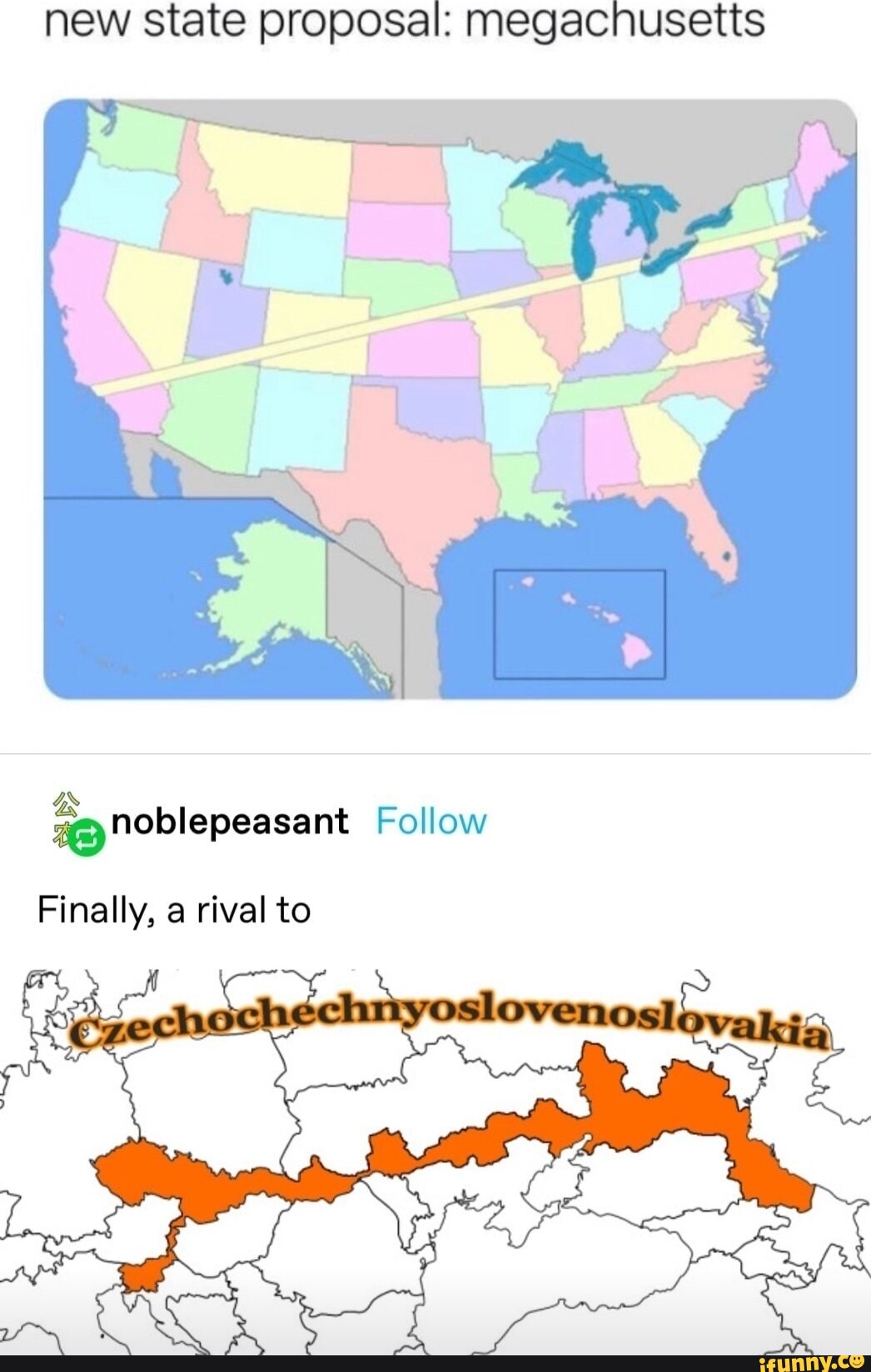 New state proposal: megacnusetts Follow Finally, a rival to - iFunny