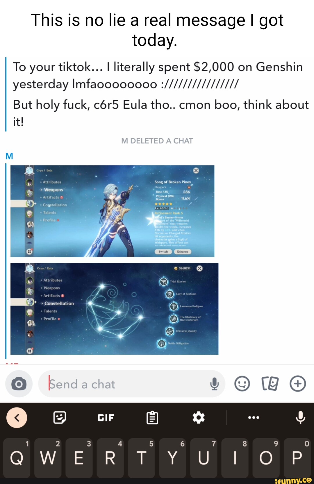 Eula memes. Best Collection of funny Eula pictures on iFunny