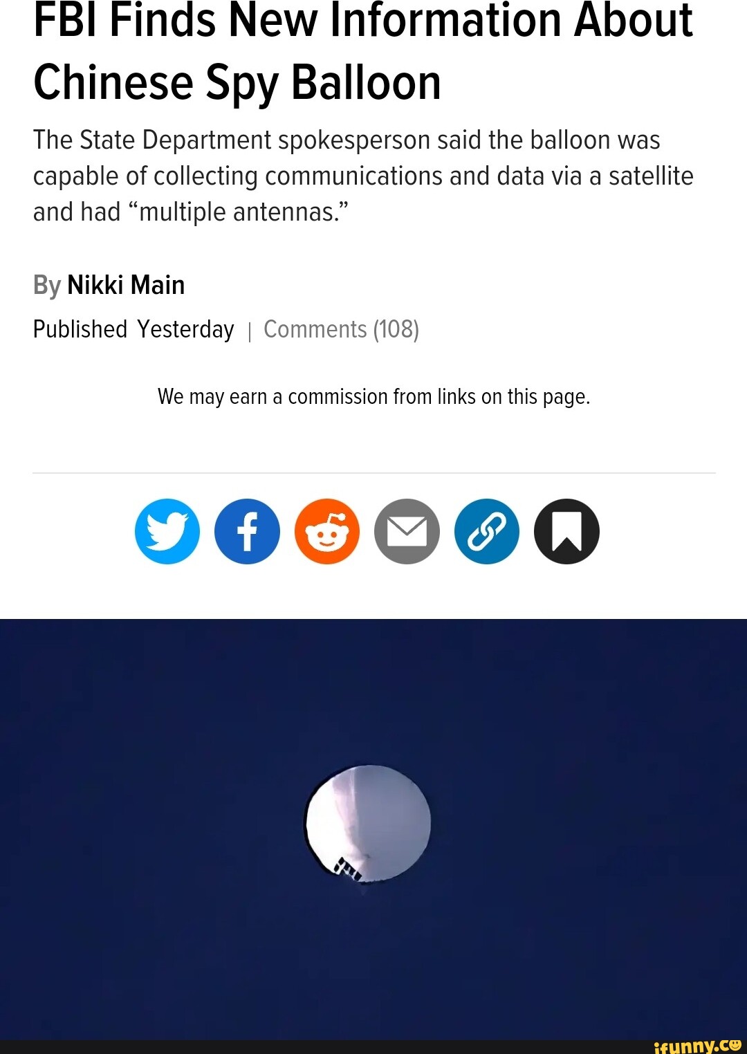 FBI Finds New Information About Chinese Spy Balloon The State ...