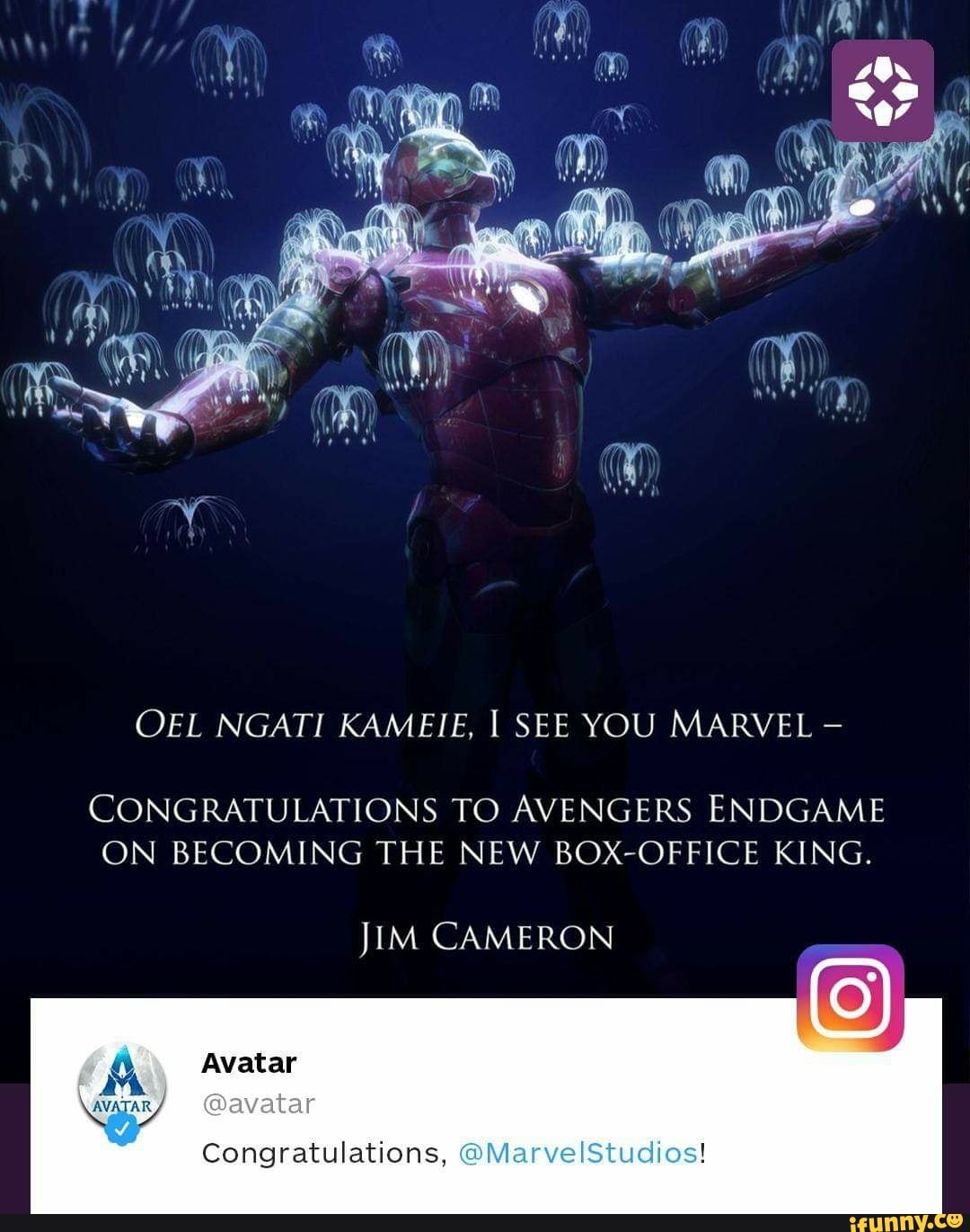 OEL NGATI KAMEIE, I SEE YOU MARVEL - CONGRATULATIONS TO AVENGERS ...
