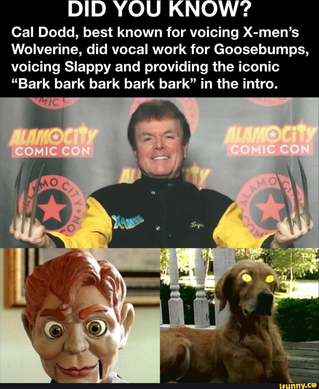 DID YOU KNOW? Cal Dodd, best known for voicing X-men's Wolverine, did ...