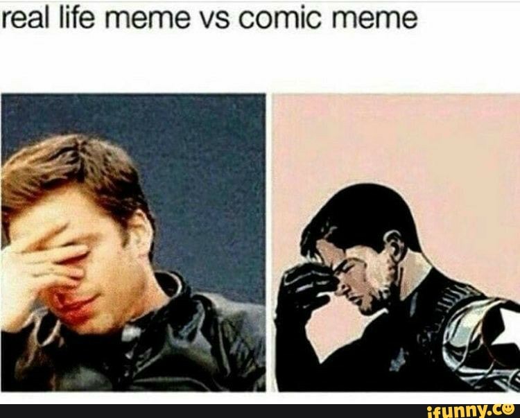 Real life meme vs comic meme - iFunny
