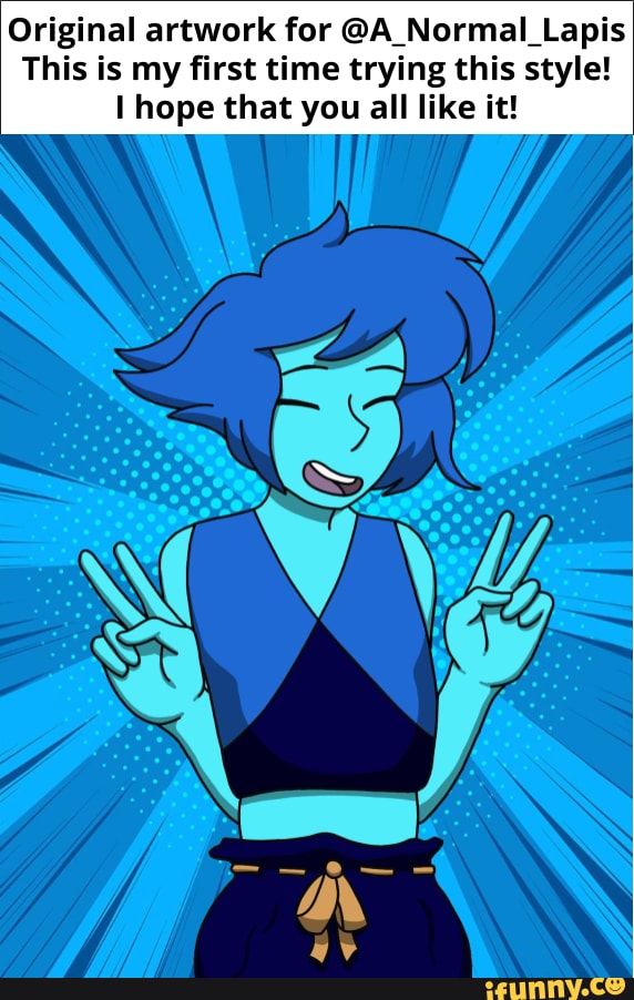 For @A_Normal_Lapis - Original artwork for @A_Normal_Lapis This is my ...