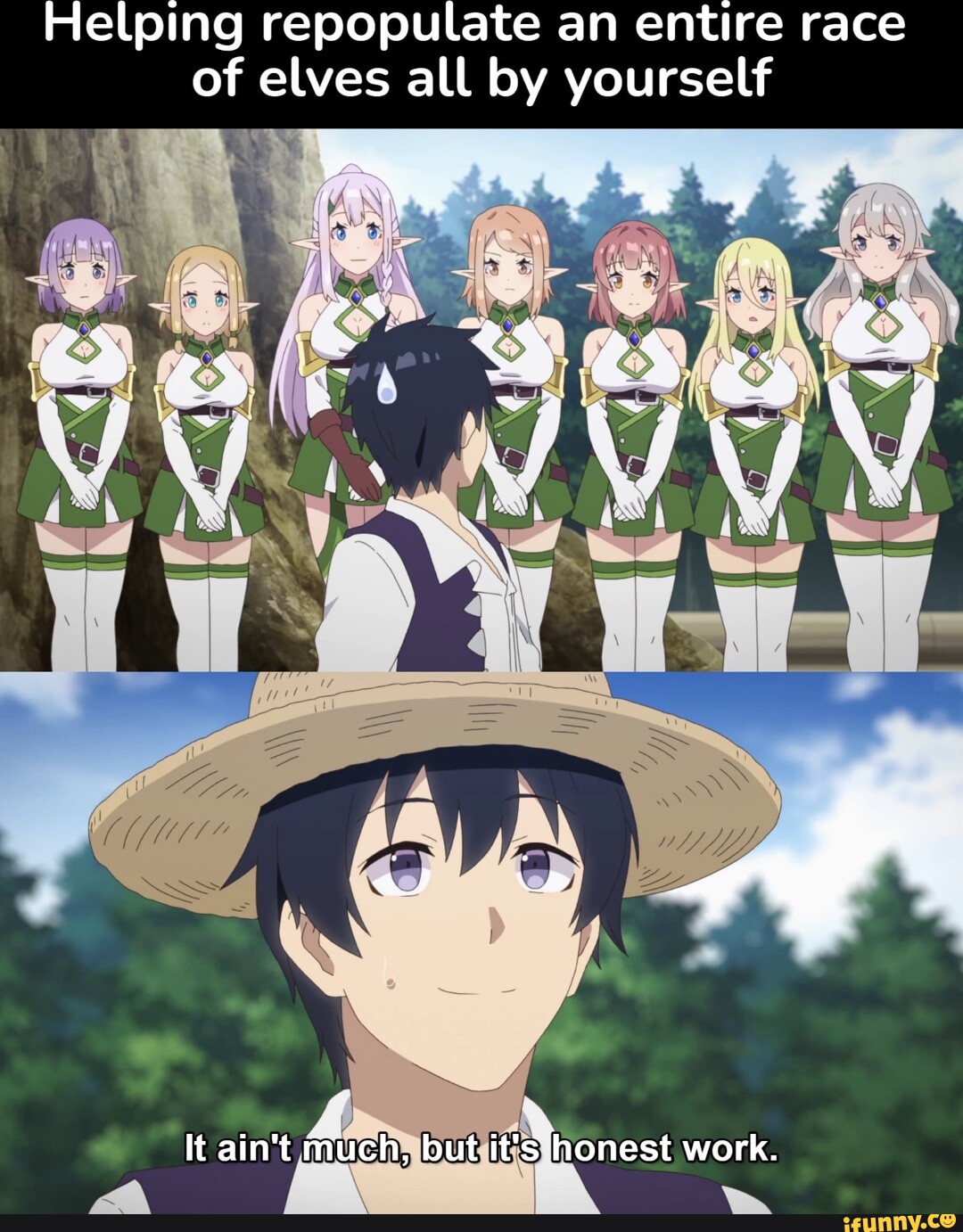 Helping repopulate an entire race of elves all by yourself It ain't ...