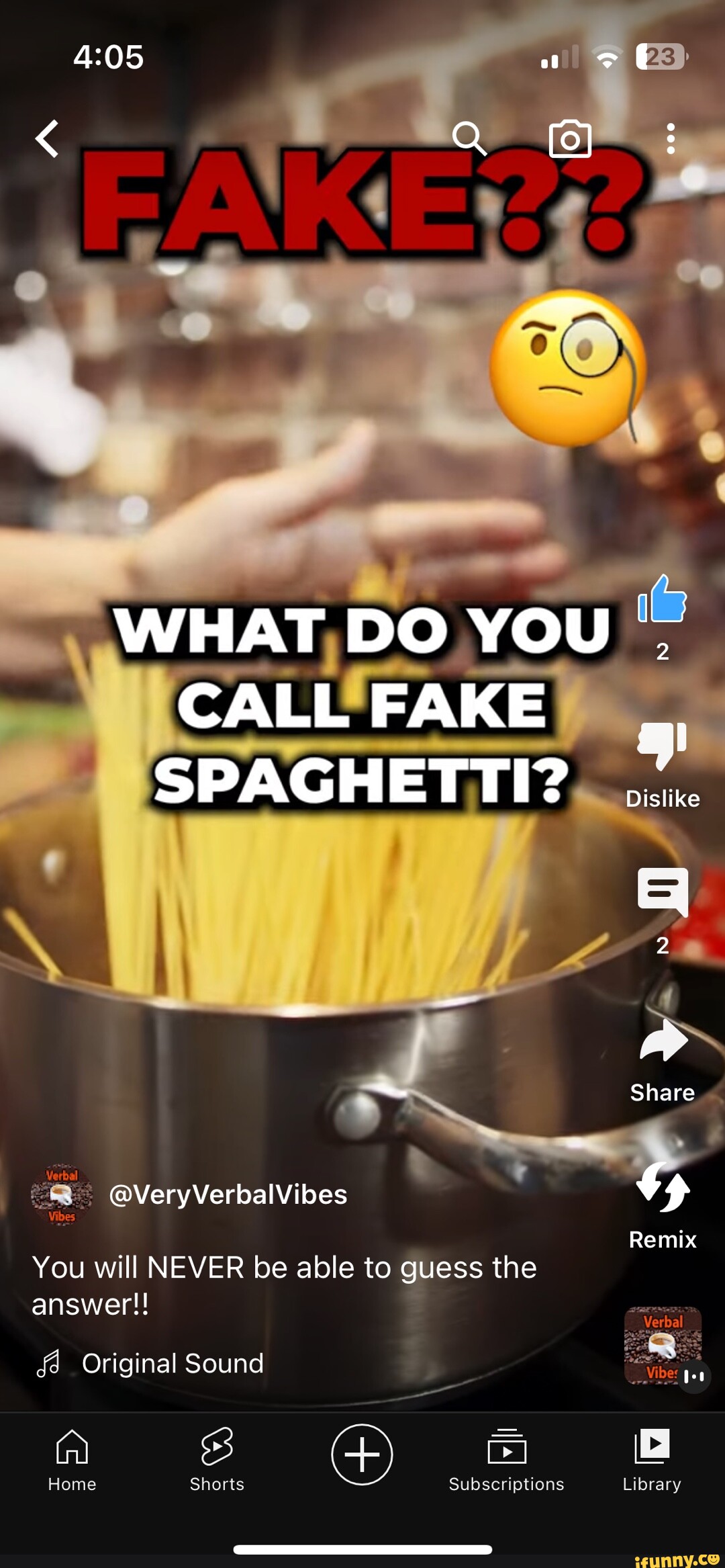 MAT YOU CALL FAKE SPAGHETTI? Share Verbal @VeryVerbalVibes Remix You ...