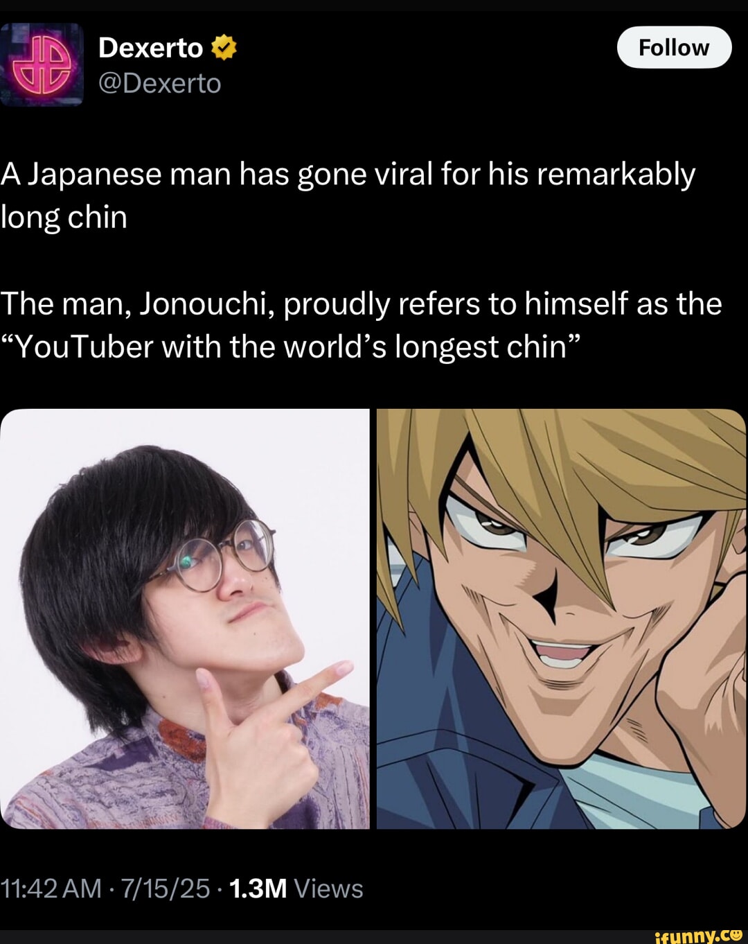 Dexerto @ Follow A Japanese man has gone viral for his remarkably long ...