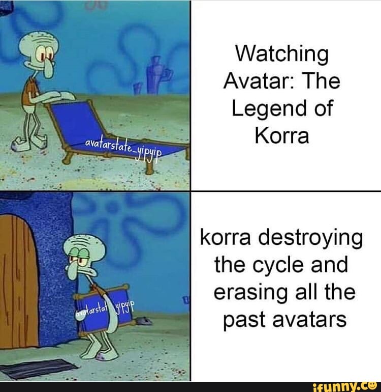 Watching Avatar: The Legend of Korra korra destroying the cycle and ...