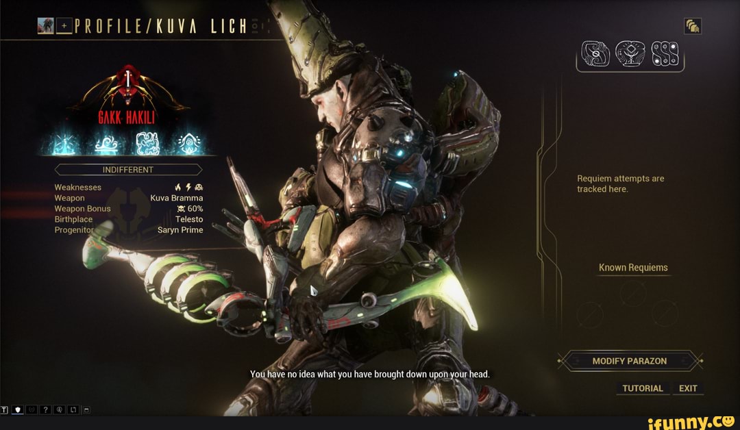 Is this rare? - LICH om INDIFFERENT Requiem attempts are Weaknesses 4 ...