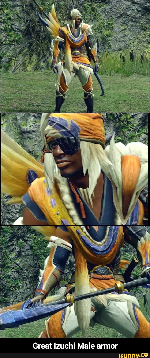 Great Izuchi Male armor - Great Izuchi Male armor - iFunny
