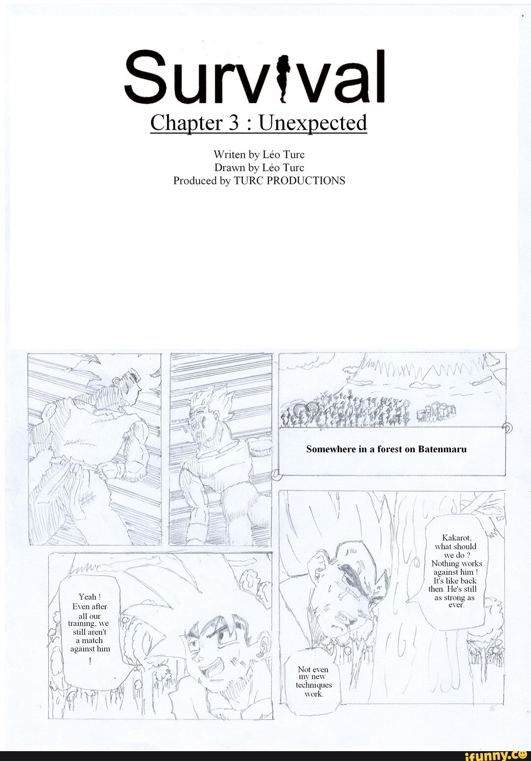"Survival" chapter 3 (English version) a One Piece & Dragon Ball Super ...