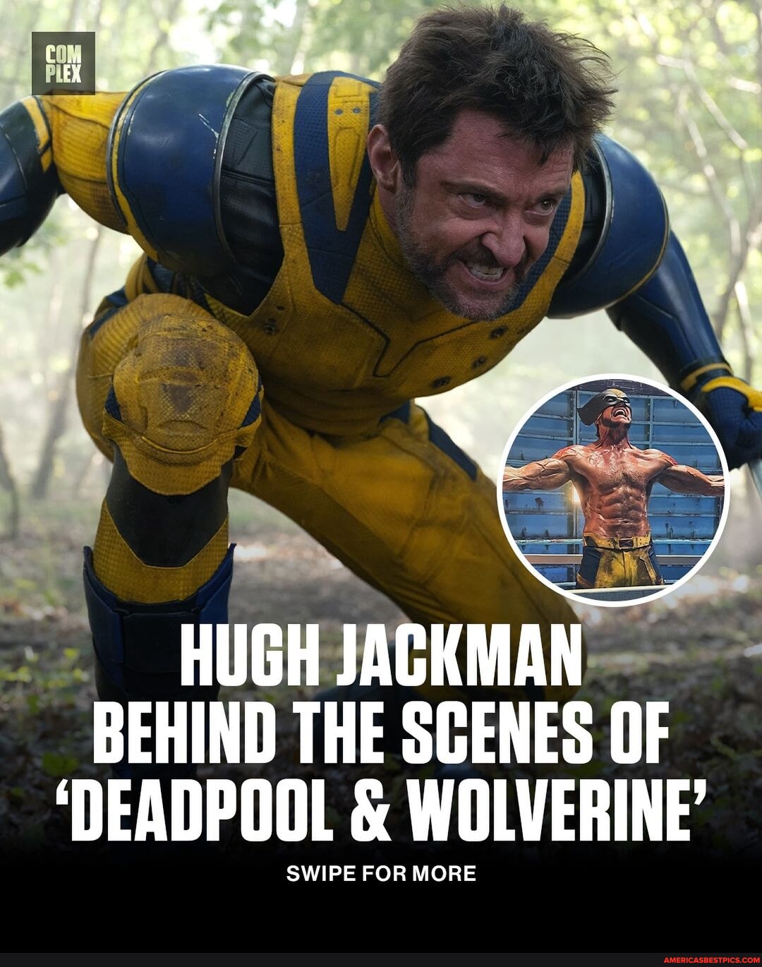 Behind the scenes of Hugh Jackman as Wolverine in ‘DEADPOOL & WOLVERINE ...