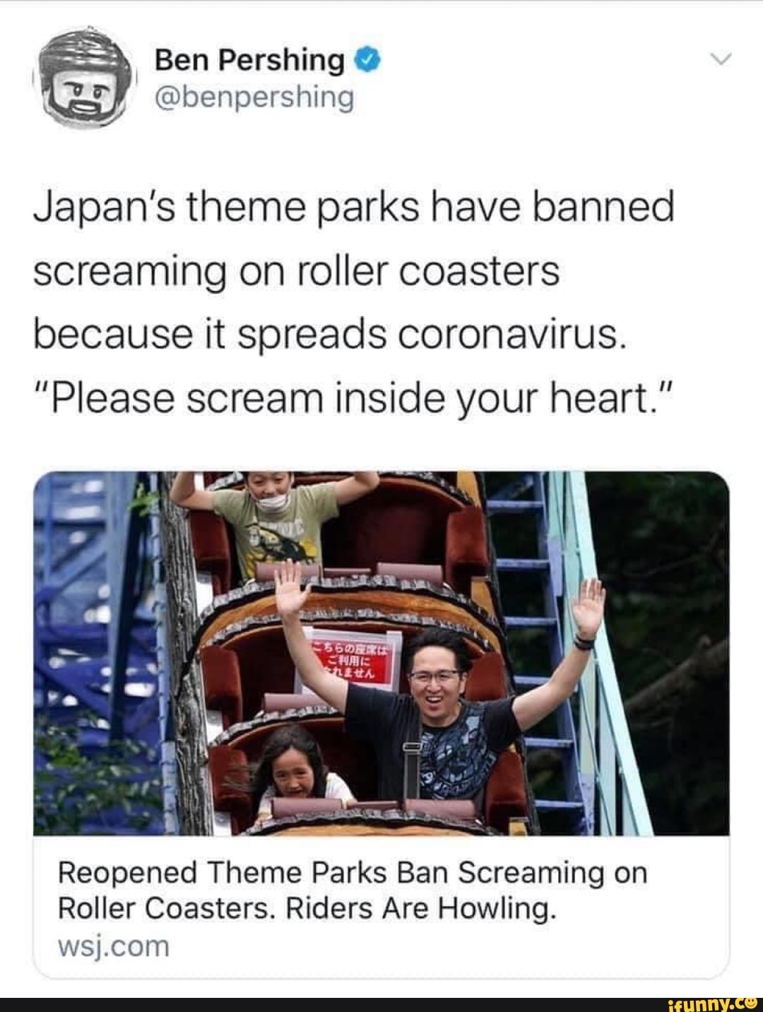 Japan's theme parks have banned screaming on roller coasters because it ...