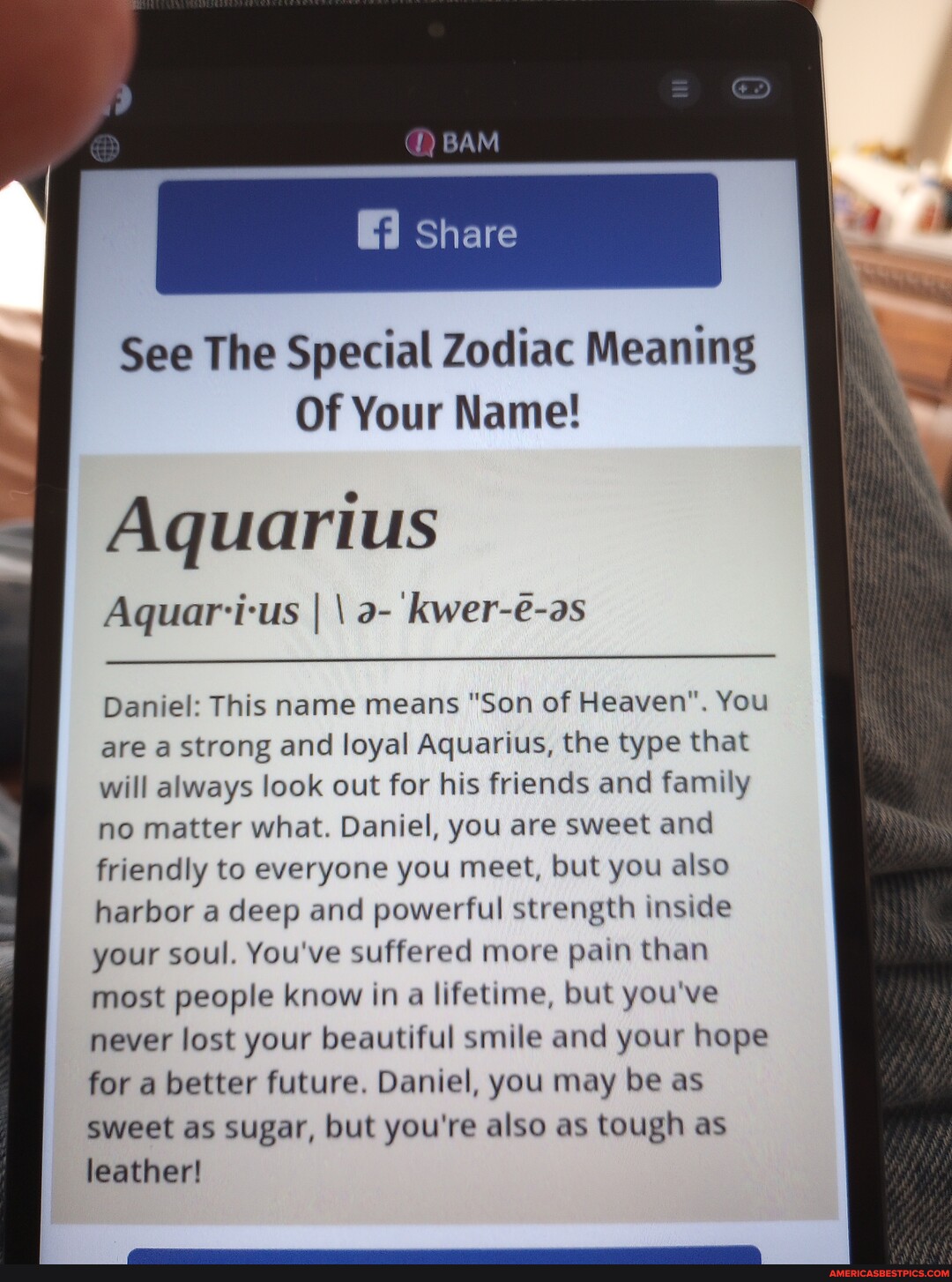 BAM Share See The Special Zodiac Meaning Of Your Name! Aquarius ...