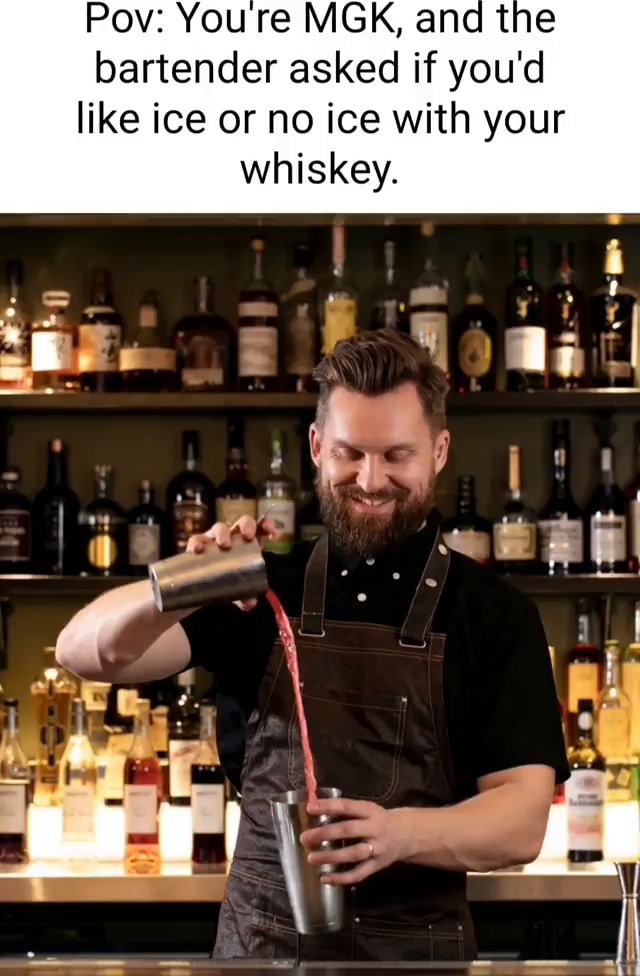 Funny Bartender Meme