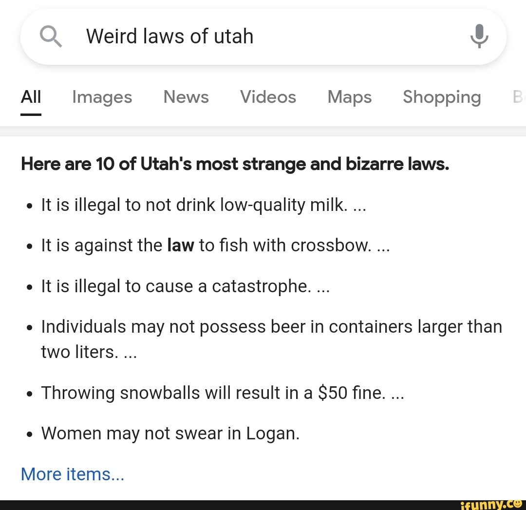 Weird Laws Of Utah All Images News Videos Maps Shopping Here Are 10 Of weird-laws-of-utah-all-images-news-videos-maps-shopping-here-are-10-of