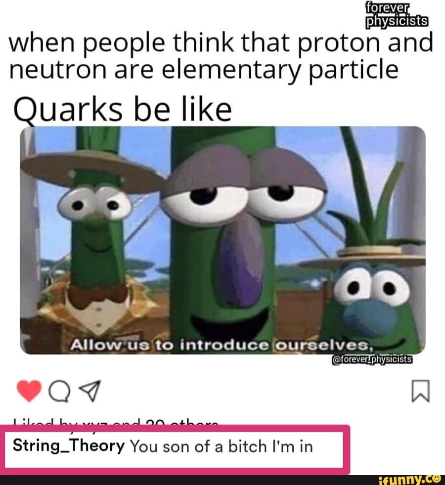 When people think that proton and neutron are elementary particle ...