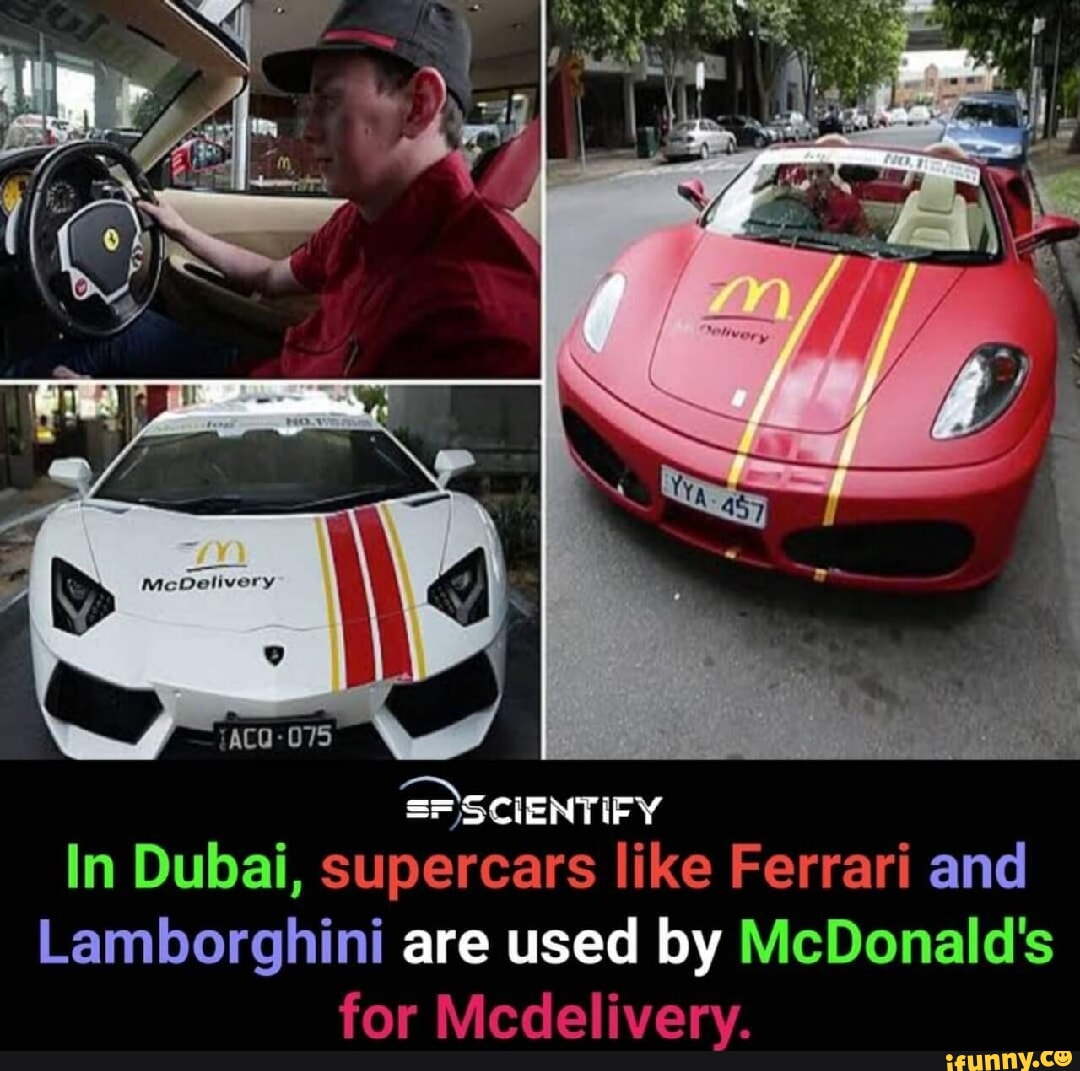 SCIENTIFY In Dubai, supercars like Ferrari and Lamborghini are used by ...