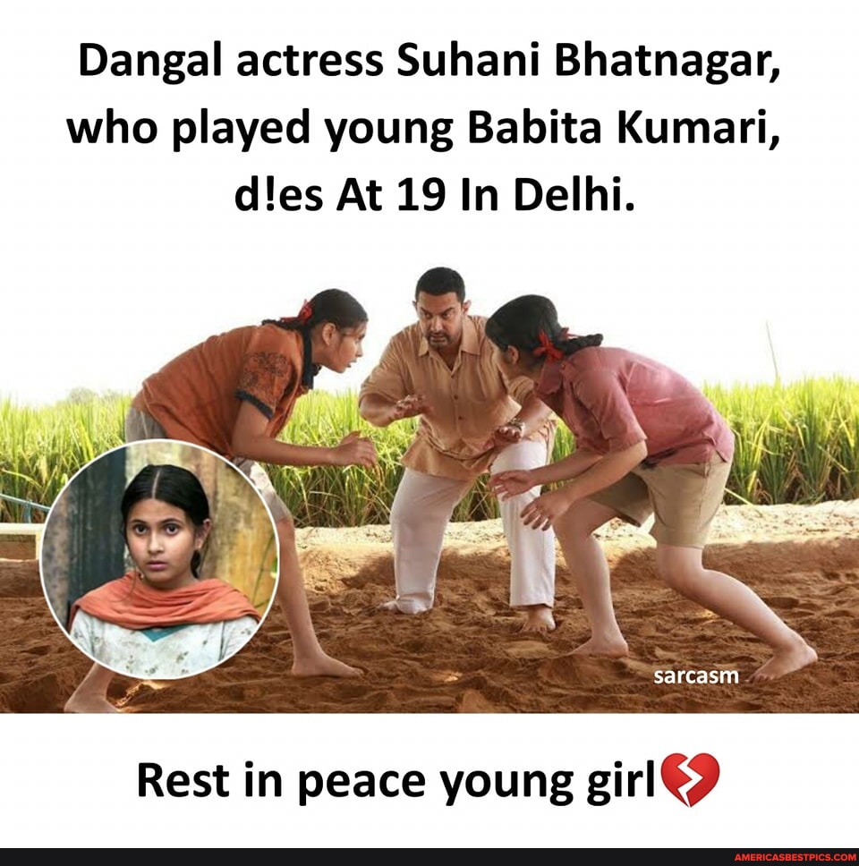 Actress Suhani Bhatnagar, who played the role of young Babita Phogat in ...