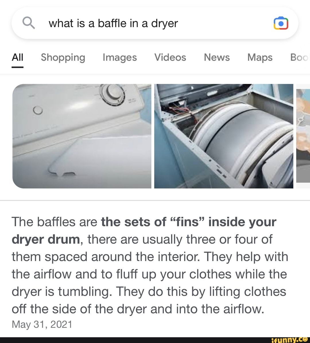 What is a baffle in a dryer (e) All Shopping Images Videos News Maps ...