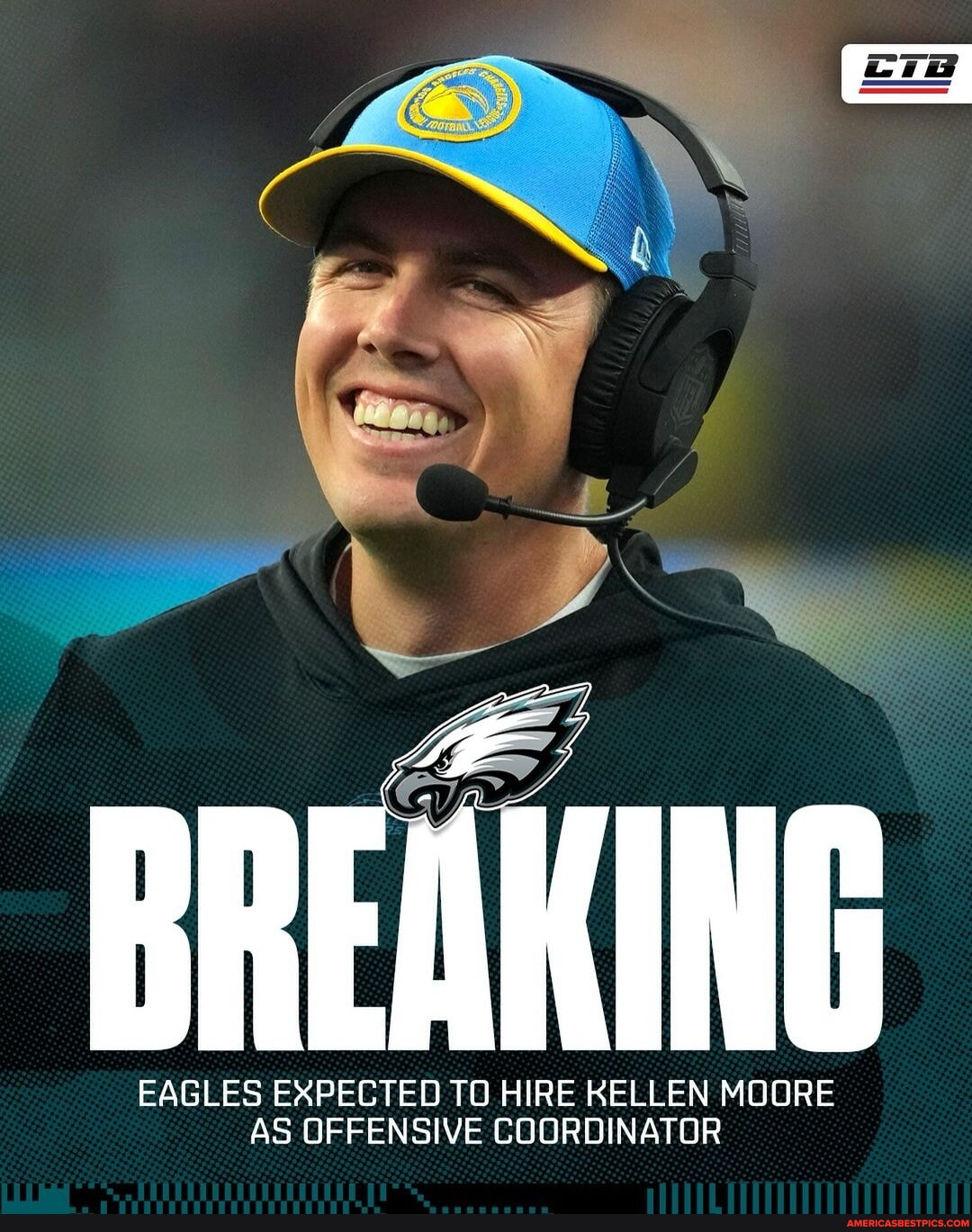 The Eagles are hiring former Cowboys and Chargers OC Kellen Moore as ...