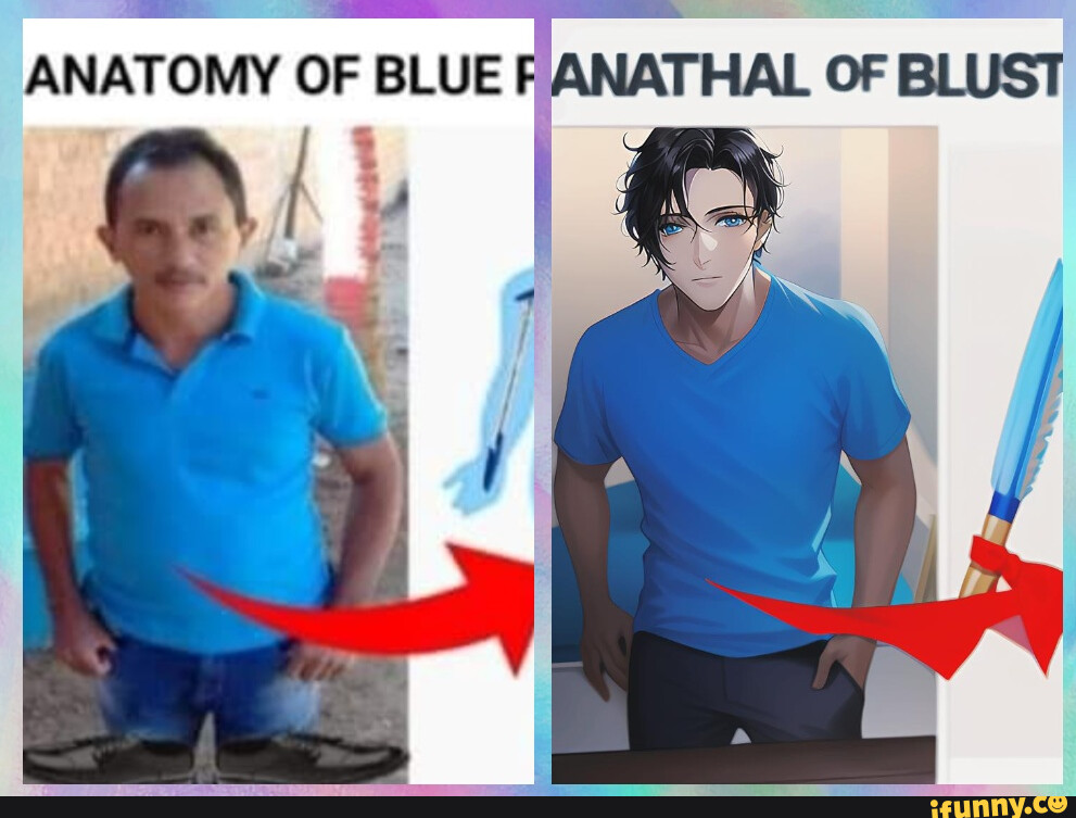 ANATOMY OF BLUE FANATHAL OF BLUST - iFunny