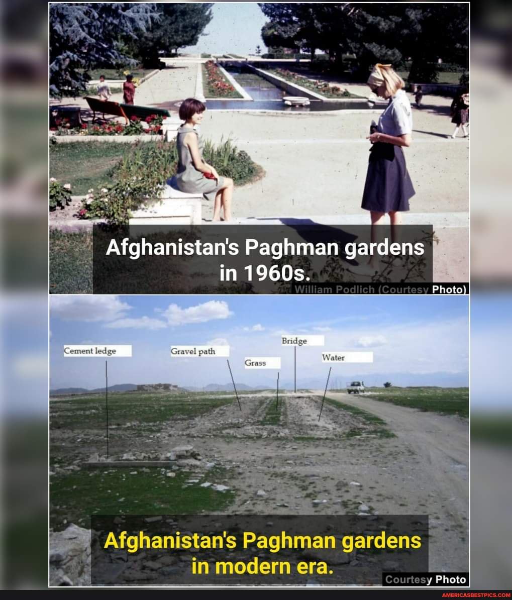 In 1960s. 'Cement ledge Gravel path William Podlich (Courtesy _Photo ...