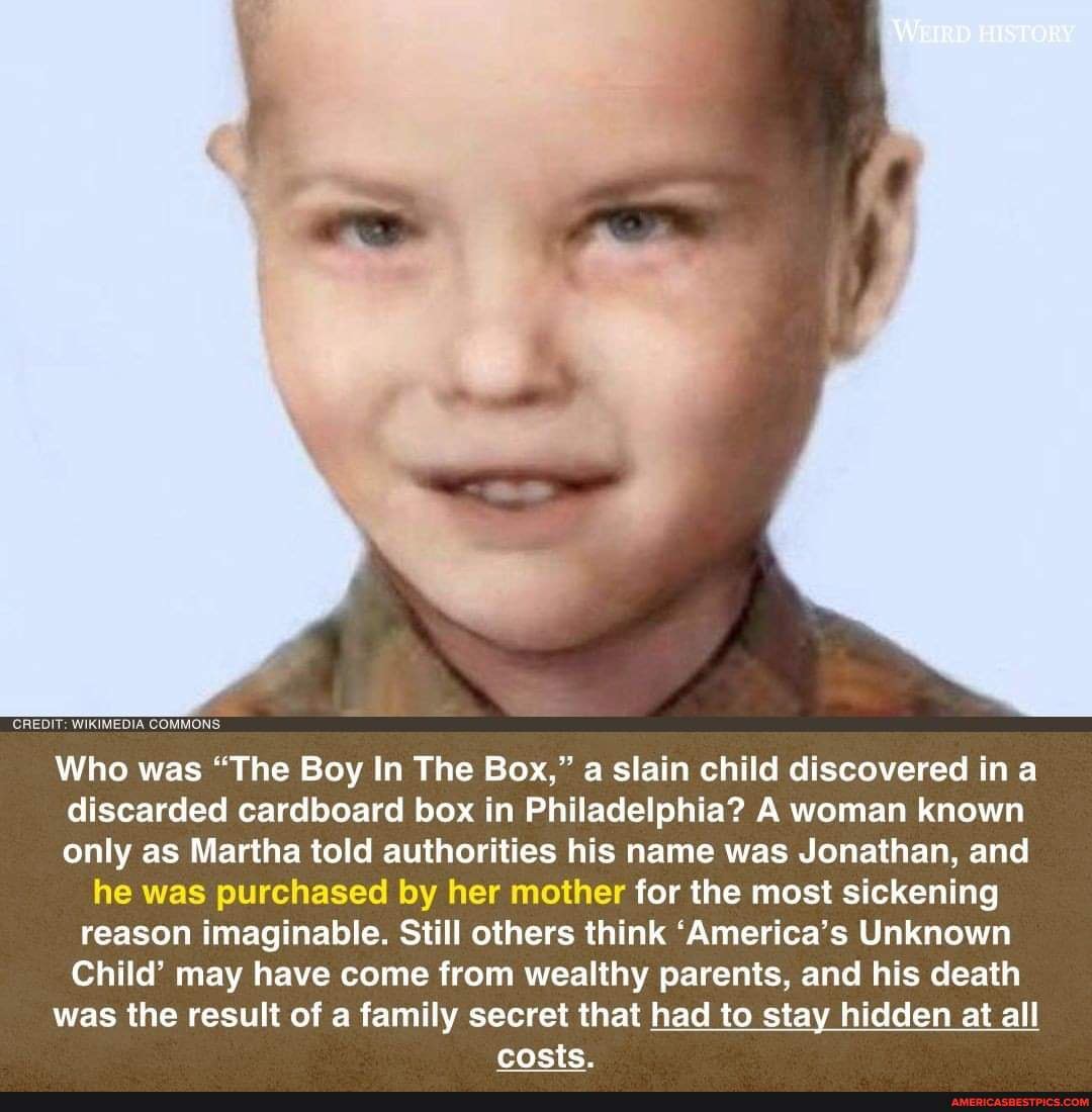 "The Boy In The Box" Remains The Most Disturbing Unsolved Murder In ...